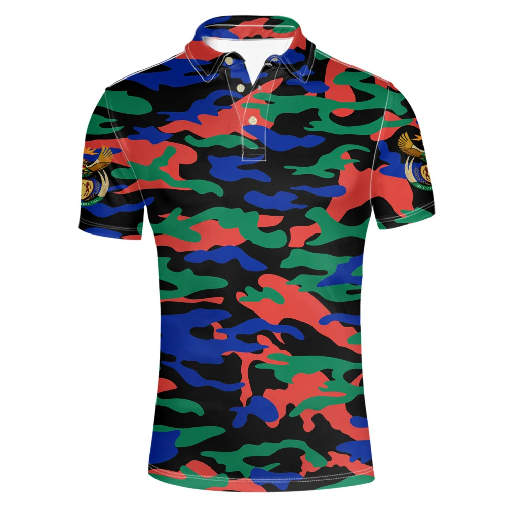 South-Africa-Youth-Custom-Name-Number-Logo-Zaf-Lapel-T-Shirt-Nation ...