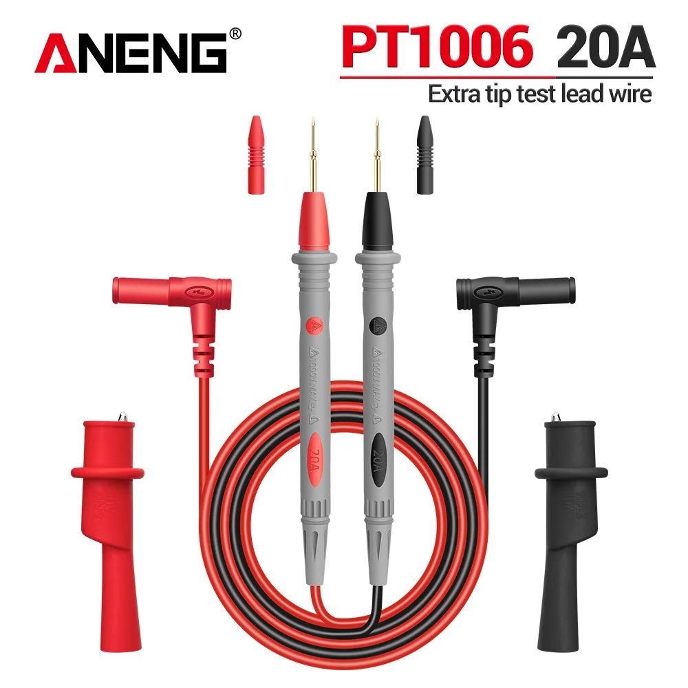 Universal Pen Multimeter Probes PT1006 ANENG Durable Test Wire High ...