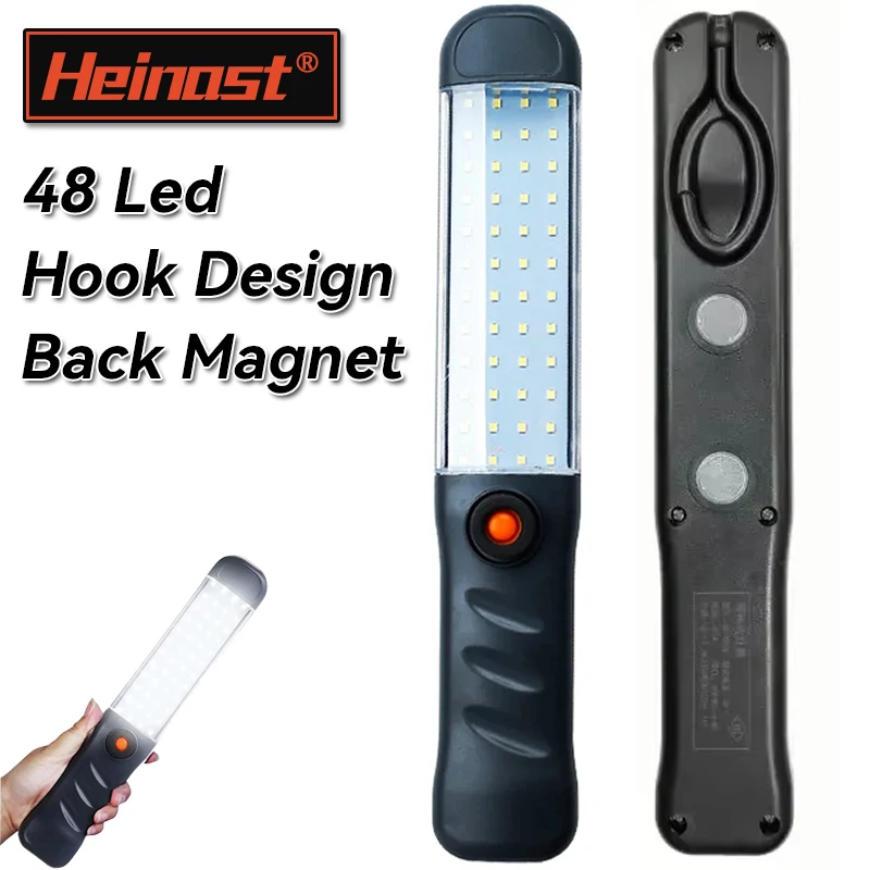 LED Flashlights Rechargeable Work Light with Magnetic Base and Hanging ...