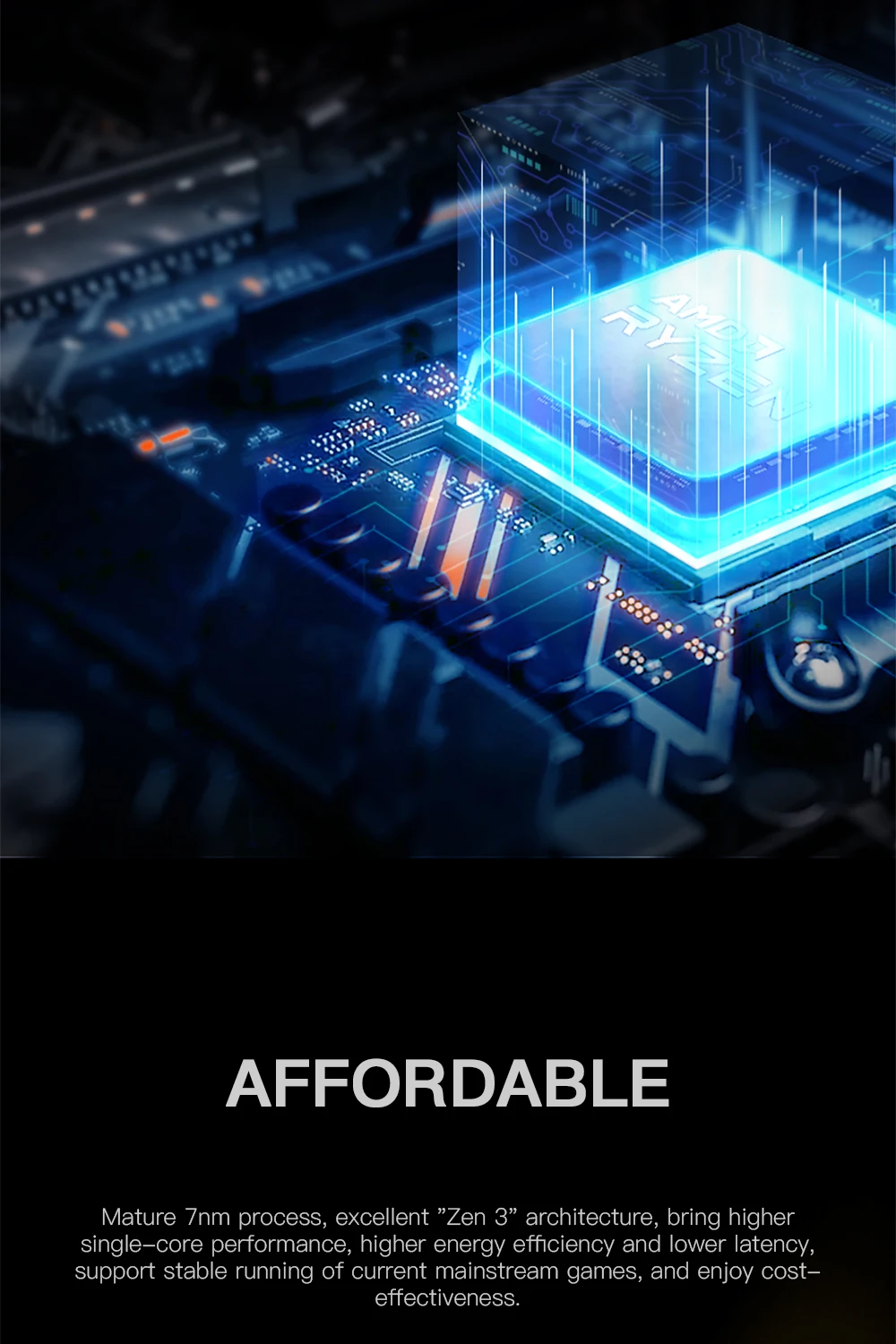 Процессор AMD Ryzen 5 5500 R5 5500 3,6 ГГц 6-ядерный 12-поточный ...
