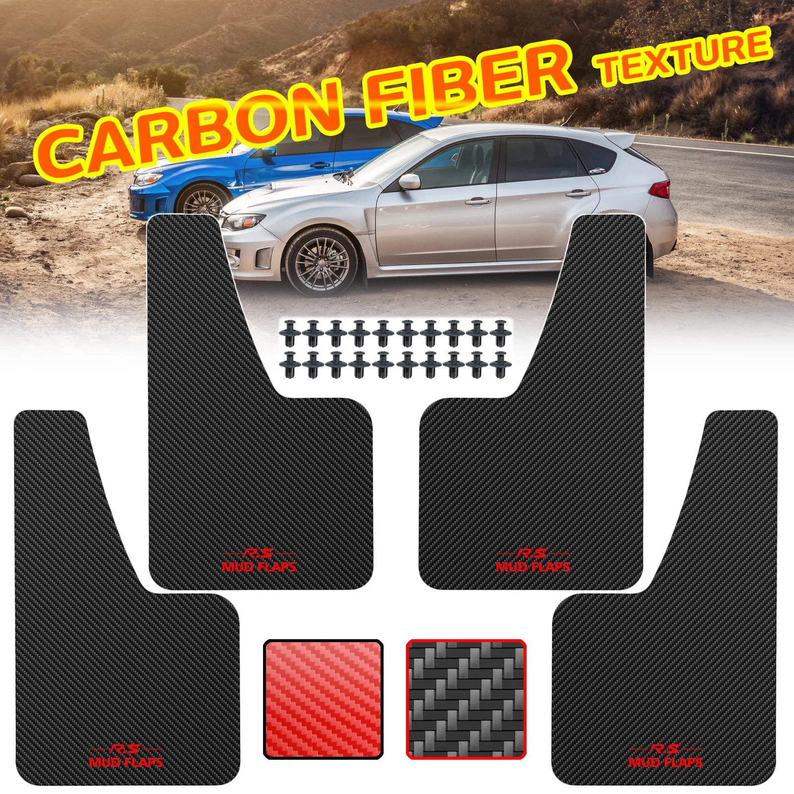 Universal-Carbon-Fiber-Effect-Splash-Guards-p-ra-lamas-moldados-do ...