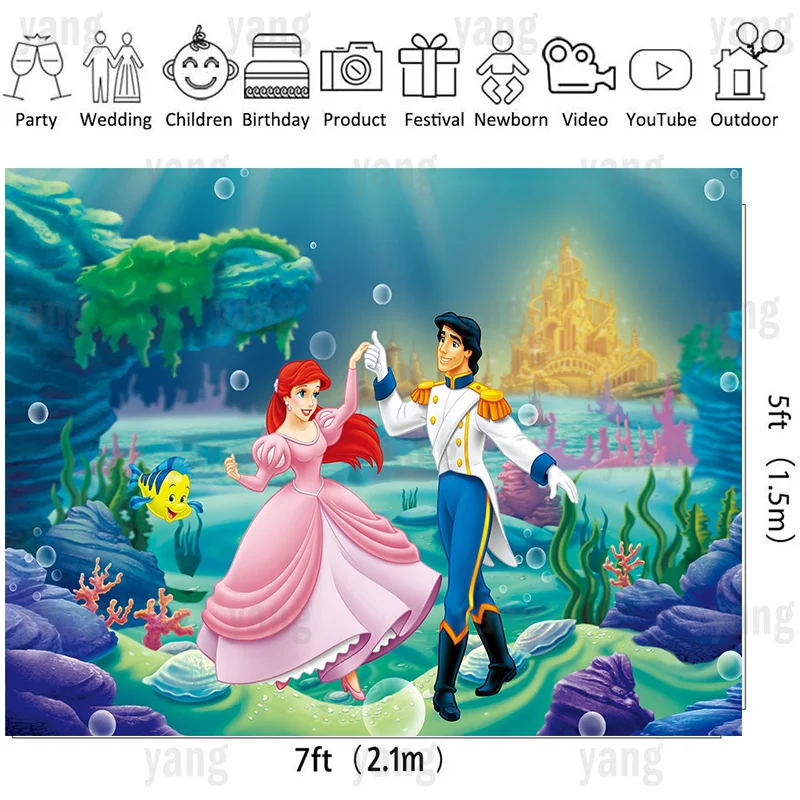 Princess Ariel And Prince Eric Wallpaper