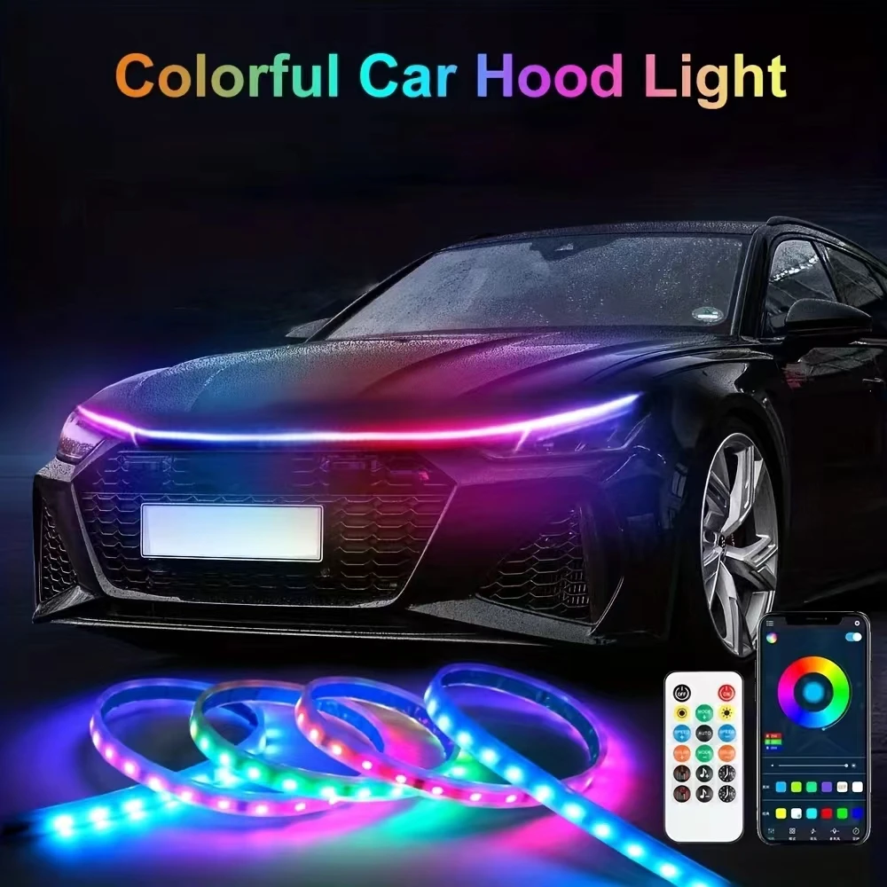 12V-Daytime-Running-Light-Starting-Car-Hood-Lights-DRL-Auto-Ambient ...