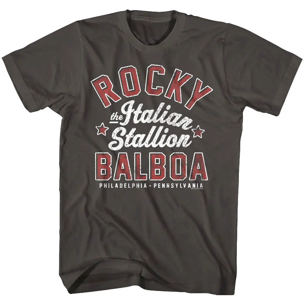 Rocky Balboa Italian Stallion Boxing Champion Men's T Shirt Star ...