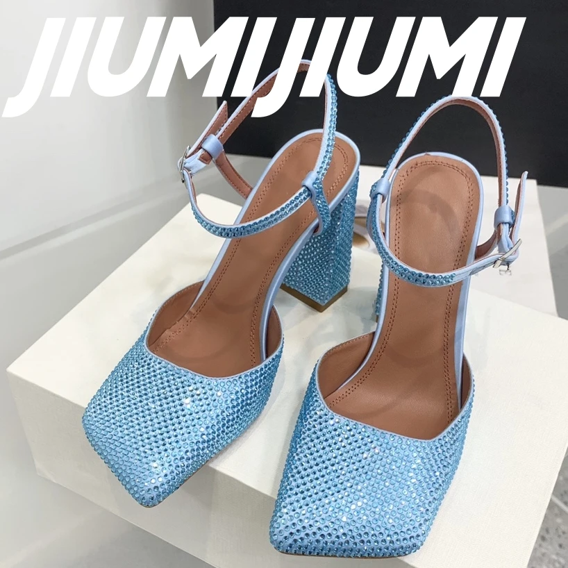 JIUMIJIUMI-Handmade-Woman-Shoes-Solid-Square-Toes-Shallow-Slingbacks ...