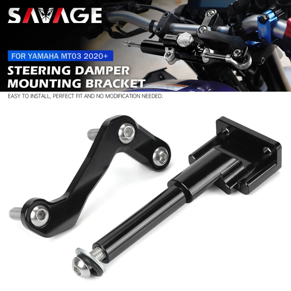 MT03-Steering-Damper-Stabilizer-Mounting-Bracket-For-YAMAHA-MT-03-2020 ...