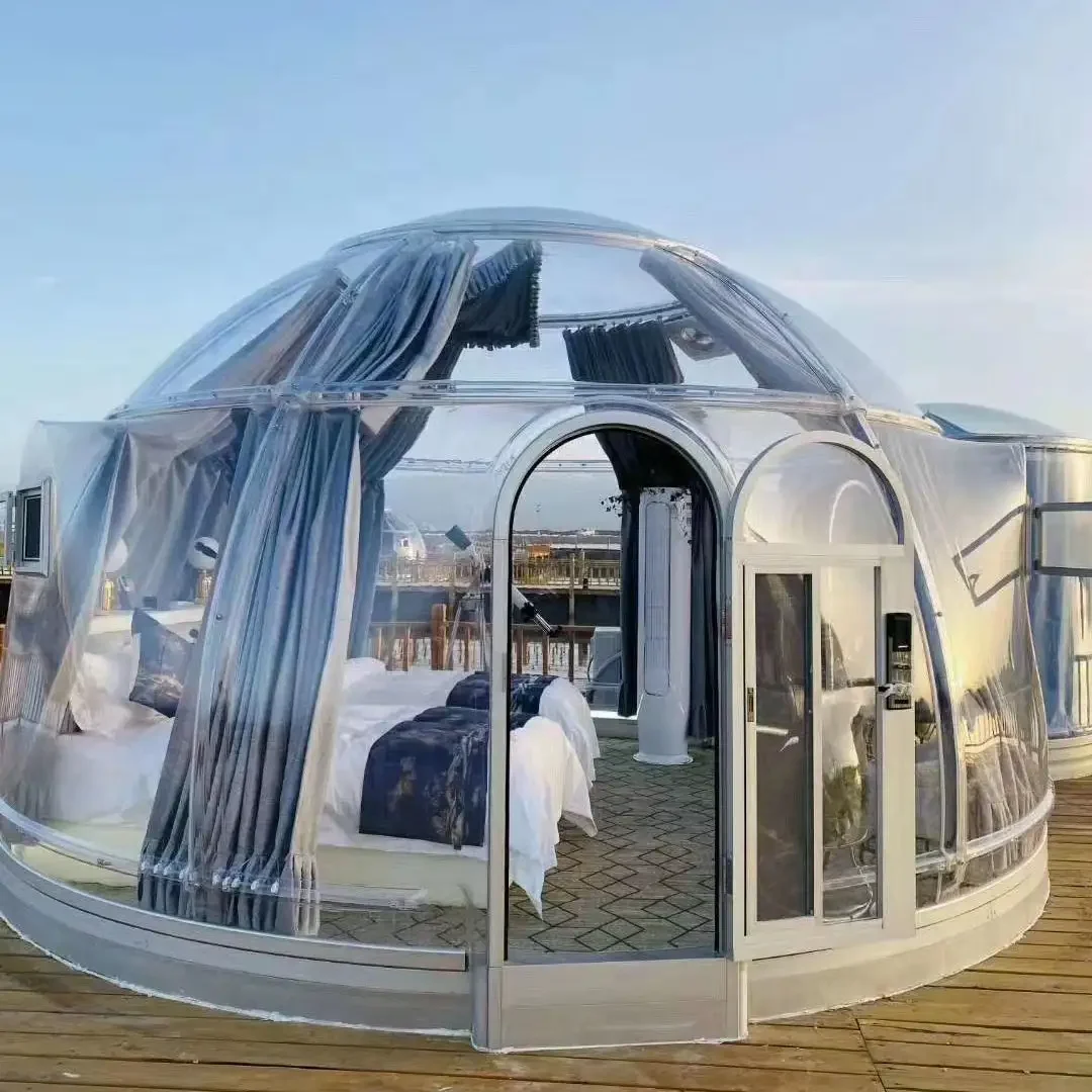360-Transparent-PC-Dome-House-China-Factory-Soundproof-Tent-Dome-Tent ...