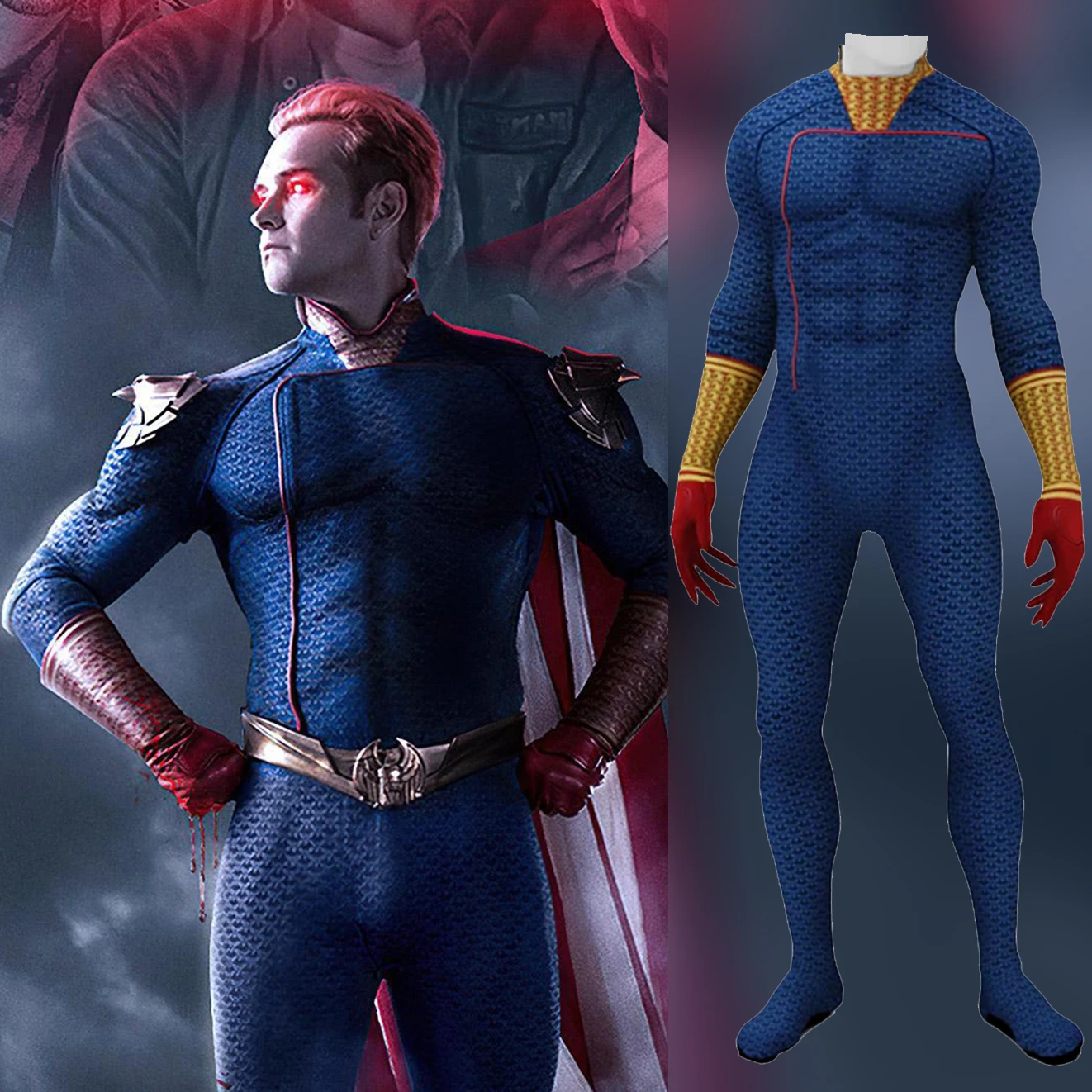 The-Homelander-Cosplay-Superhero-John-3D-Printed-Anime-Dynamite ...
