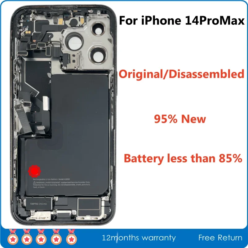 95-New-Disassembled-Middle-Frame-Housing-Back-Glass-Cover-For-iPhone-14 ...