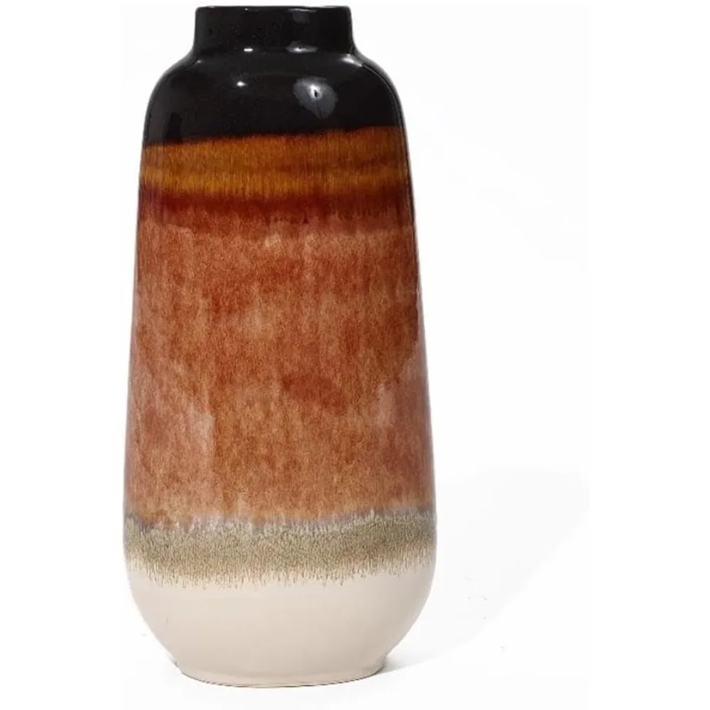 15″ Round Stoneware Vase – About Cozy Living