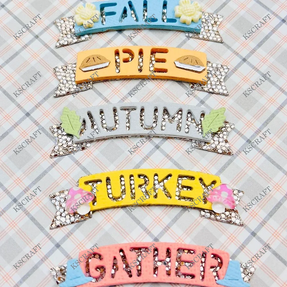 KSCRAFT-Fall-Banners-Cutting-Dies-Stencils-for-DIY-Scrapbooking ...