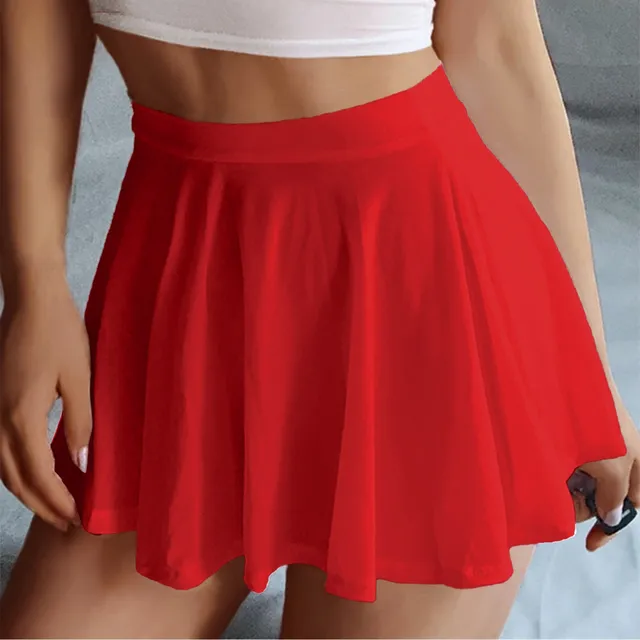 Hoge Taille Micro Rok Sexy Vrouwen Mesh Effen Kleuren Transparante Mini ...