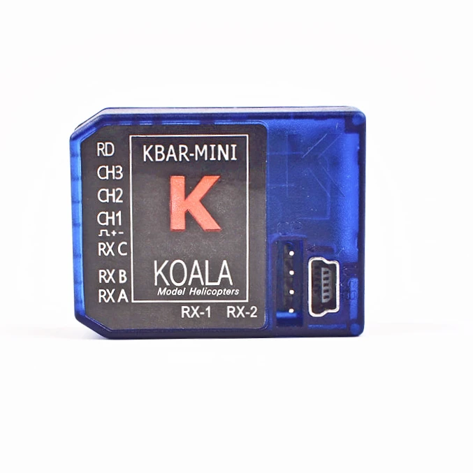 BLUE-KBAR-STABLE-K8-3-Axis-Gyro-Flybarless-System-For-Mikado-vs-VBAR-5 ...