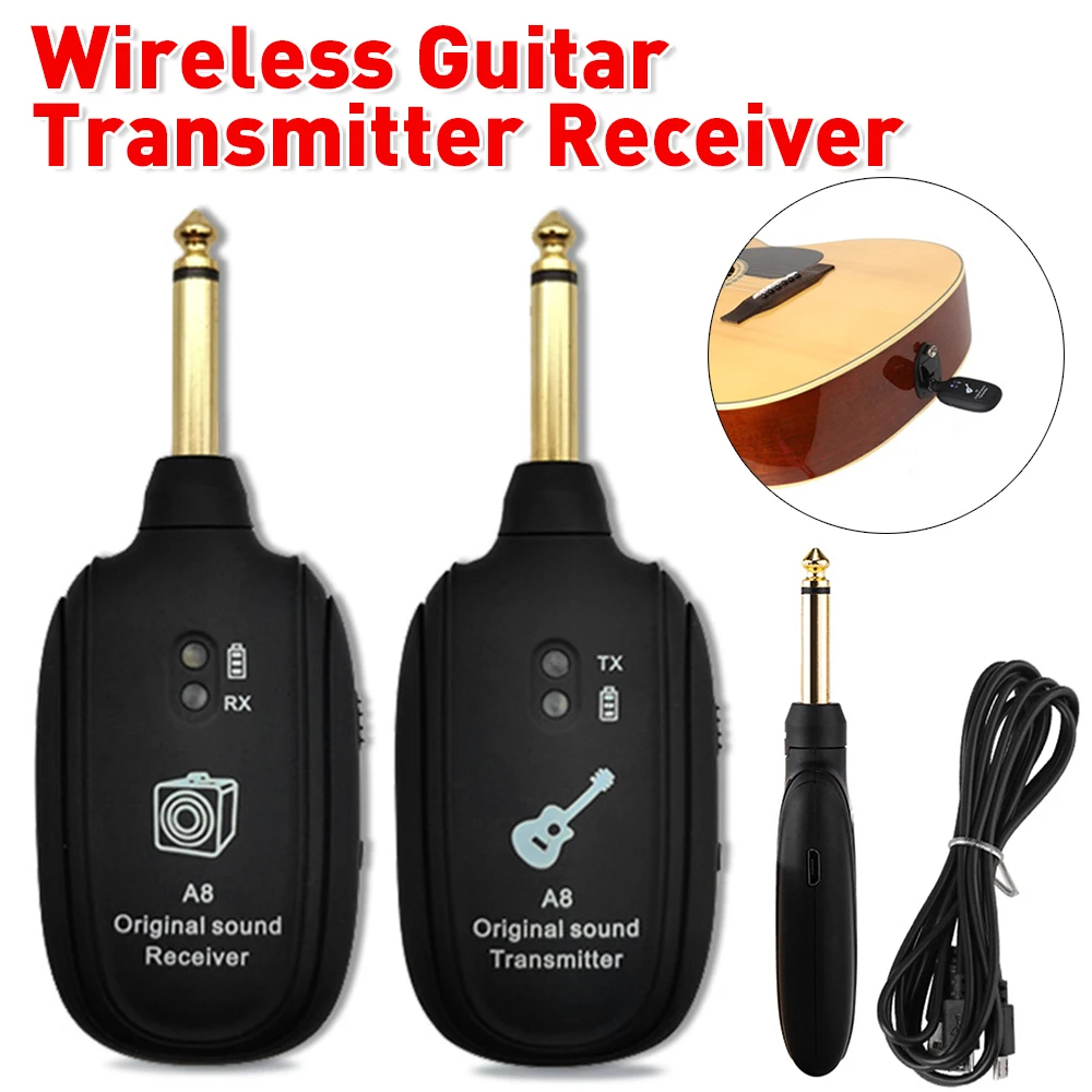 A8-Wireless-Guitar-System-Electric-Guitar-Pickup-Audio-Transmitter ...