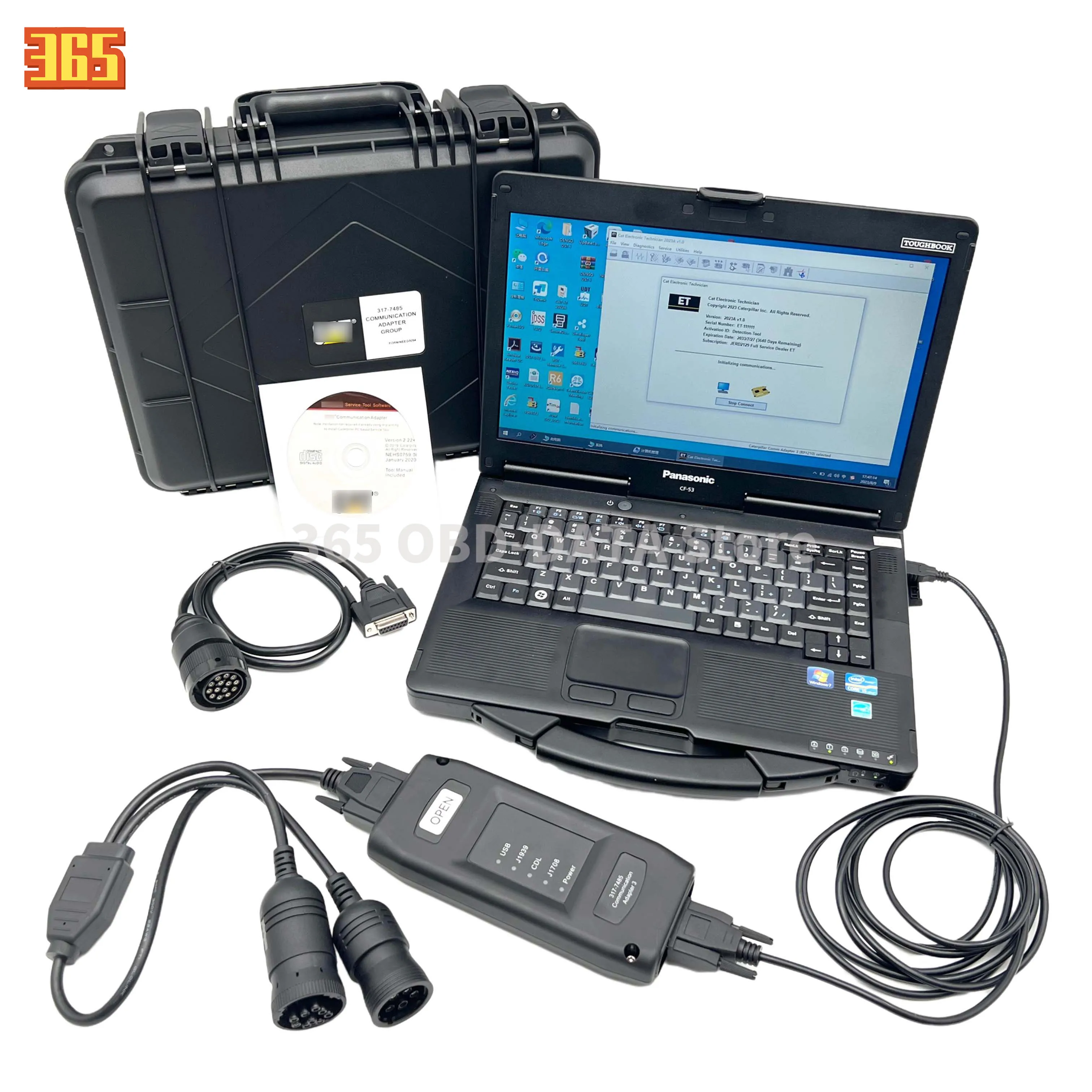 317-7485-CAT-ET3-Communication-Adapter-3-2019C-Software-Heavy-Duty-Excavator-Truck-Caterpillar ...