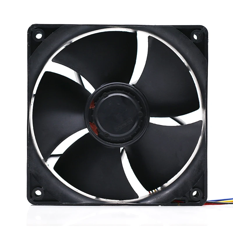 original V12E12BS1B5-07 12cm 12V 1.85A 12038 4-wire PWM temperature ...