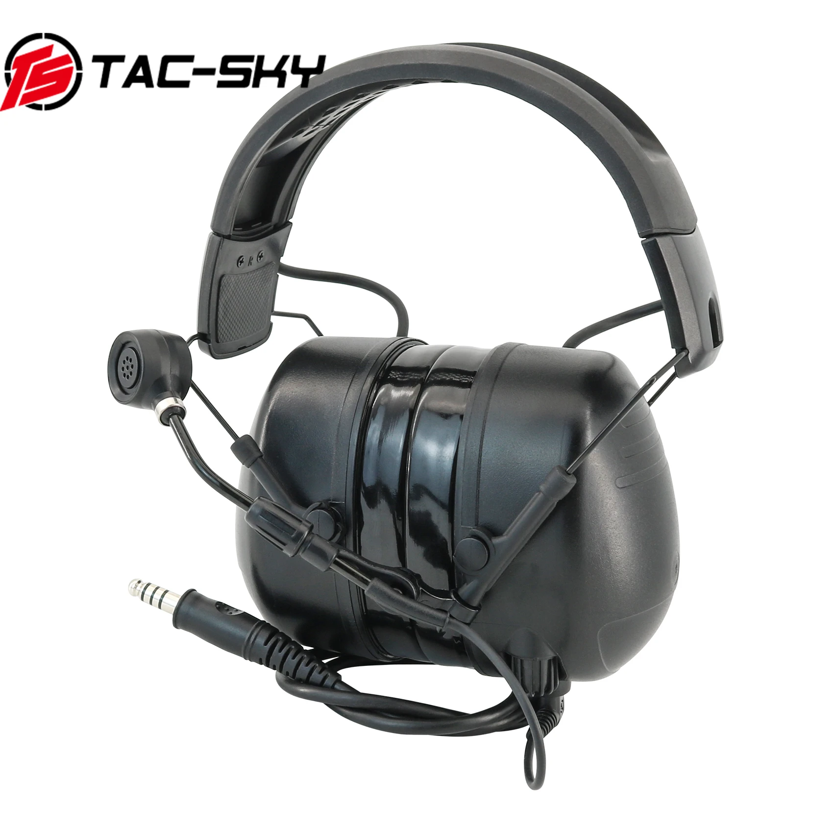 TS TAC-SKY Tactical Electronic Hearing Protection Earmuffs Outdoor ...