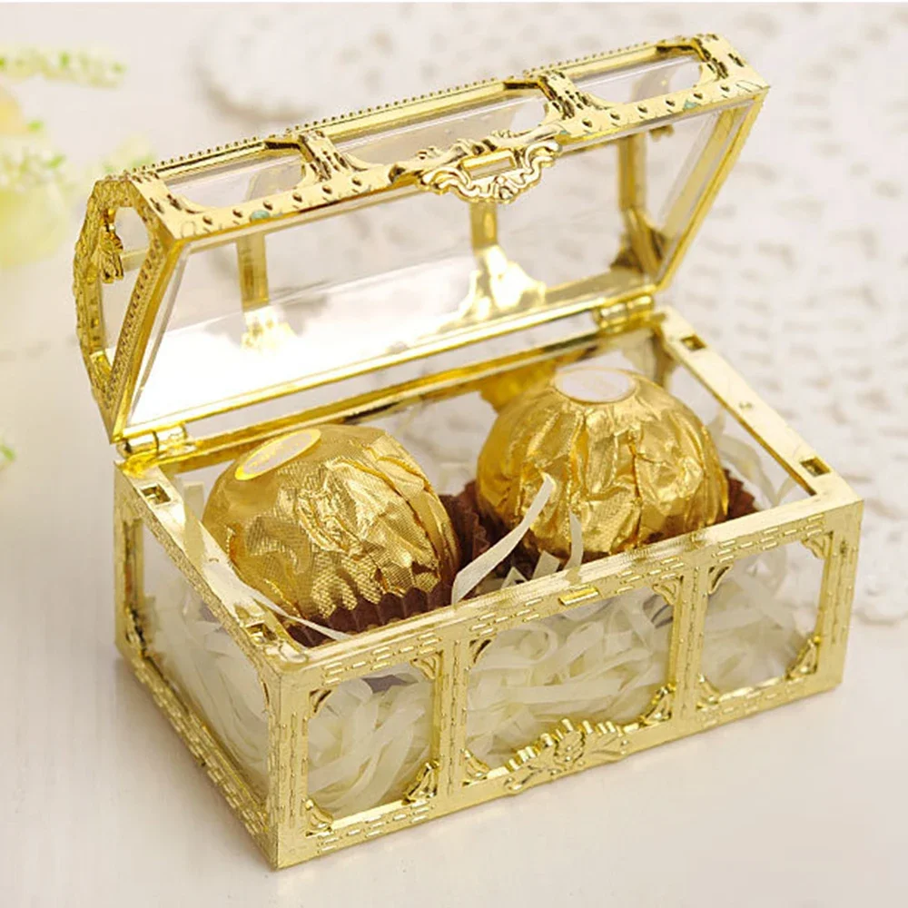 10pcs-set-Transparent-Gift-Box-Treasure-Chest-Shape-Storage-Party ...