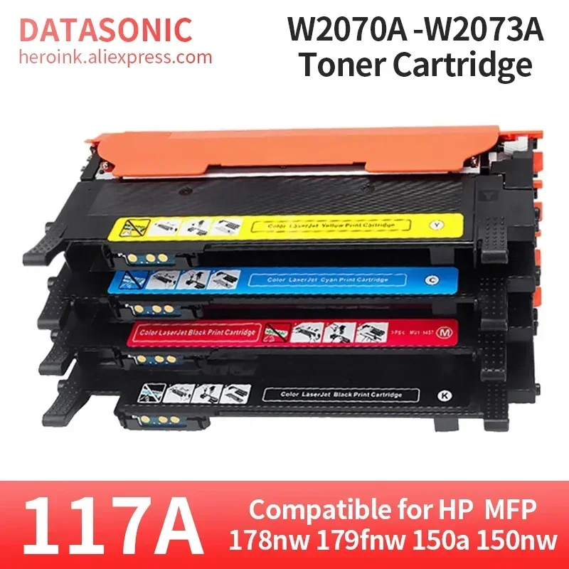 117A Toner Cartridge Compatible For hp117a W2070A W2071A W2072A 2073 ...