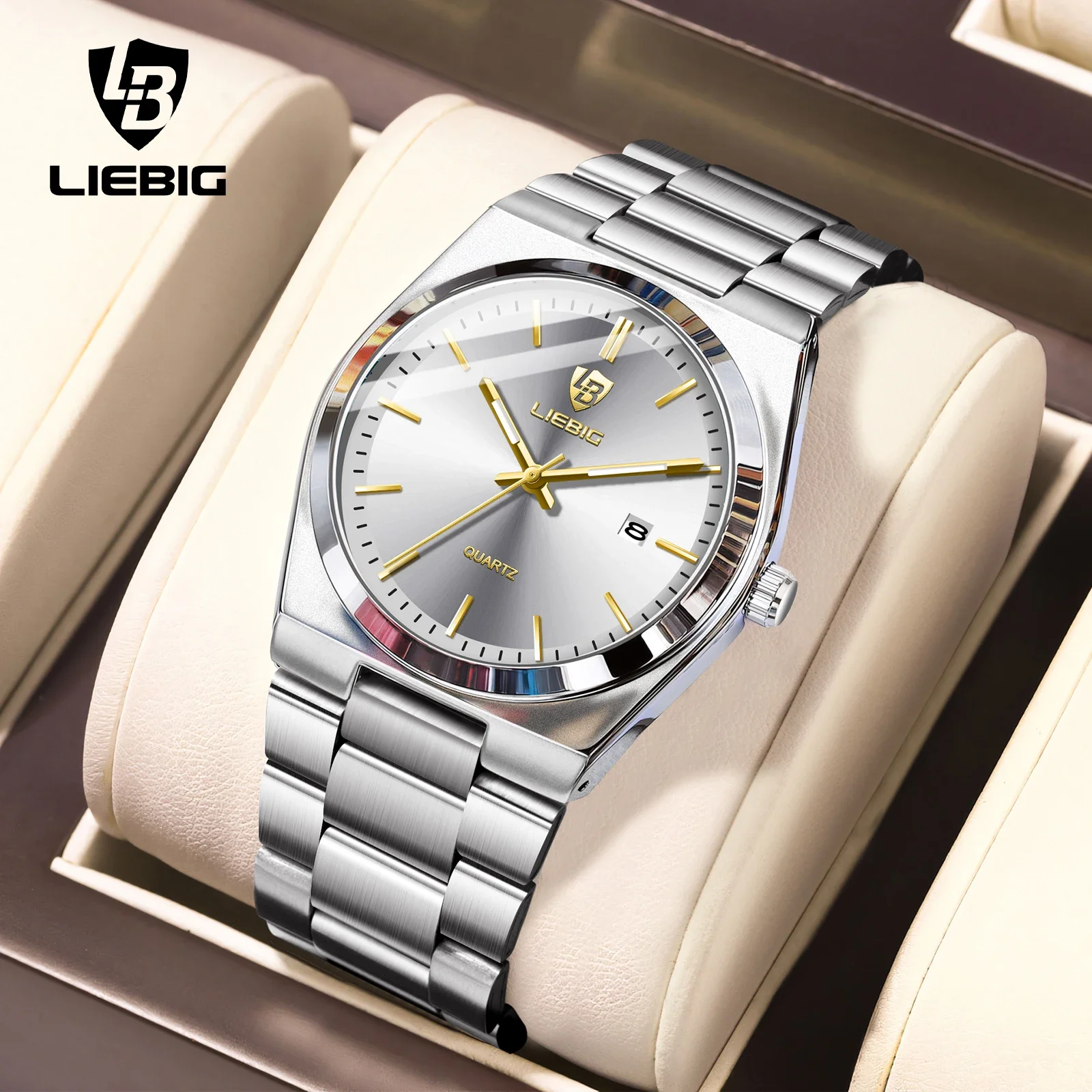 LIEBIG-Quartz-Watches-Fashion-Time-Watch-Waterproof-Wristwatches-For ...