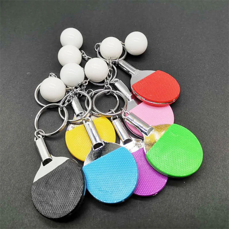 Creative Funny Table Tennis Ball Key Chain Bag Pendant Ball Pendant ...