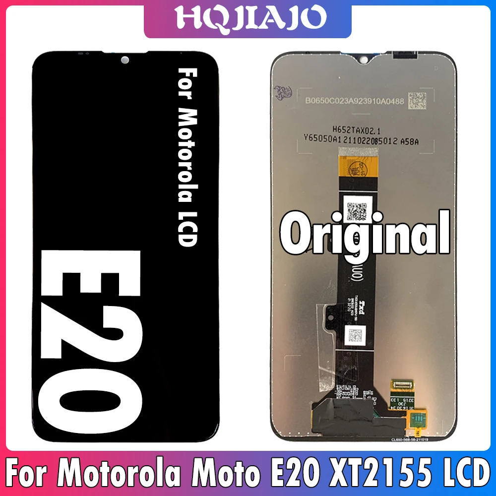 6.5inch Original For Motorola Moto E20 XT2155 LCD XT2155-1 Display ...