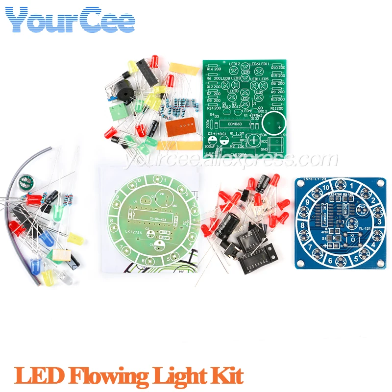 CD4060 Dream Light Lamp DIY Electronic Fun Suite Birthday Gift Music ...