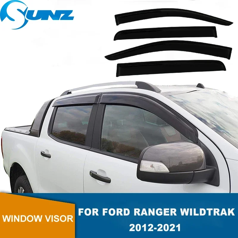 Window-Visor-For-Ford-Ranger-Wildtrak-T6-T7-T8-2012-2013-2014-2015-2016 ...