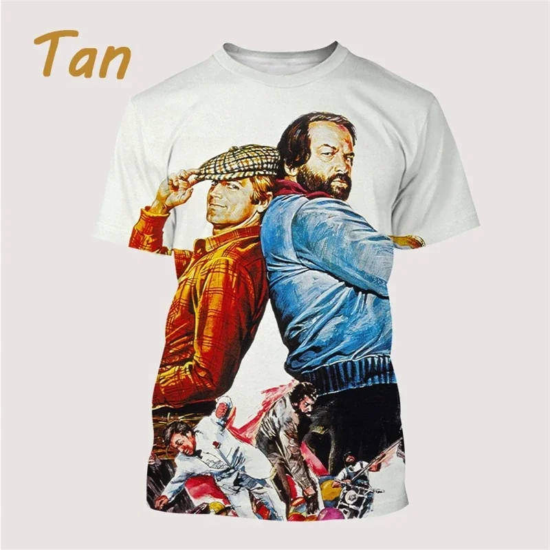 Summer Hot Sale the Latest Bud Spencer Terence Hill 3d Printed Top ...