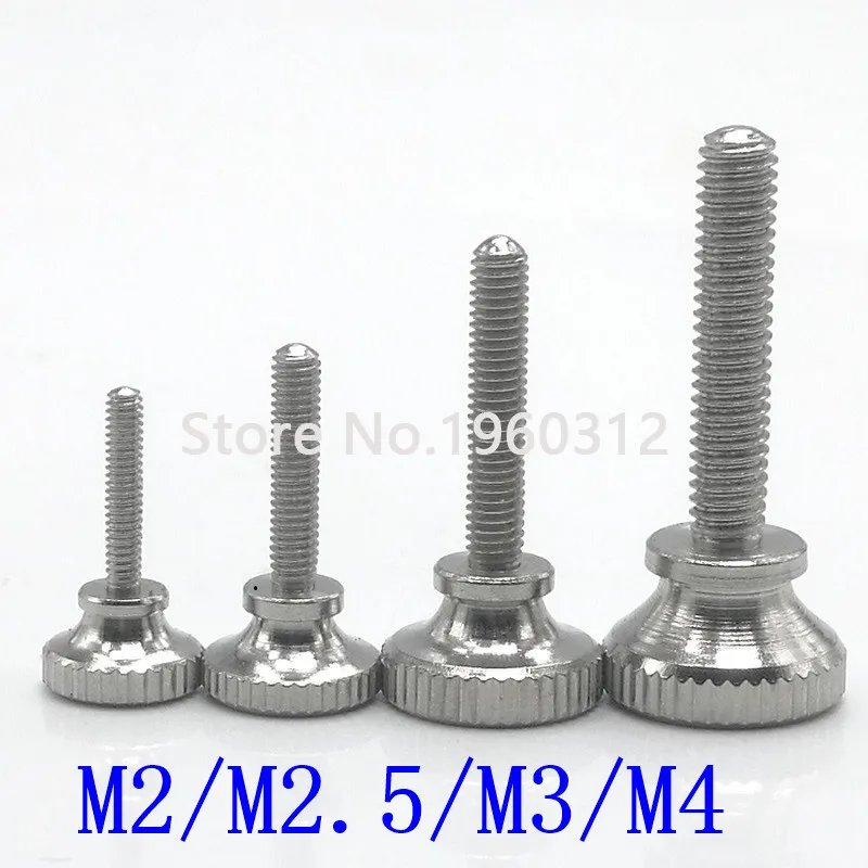 1-5pcs GB834 M2 M2.5 M3 M4 M6 M8 Stainless steel step knurled thumb ...