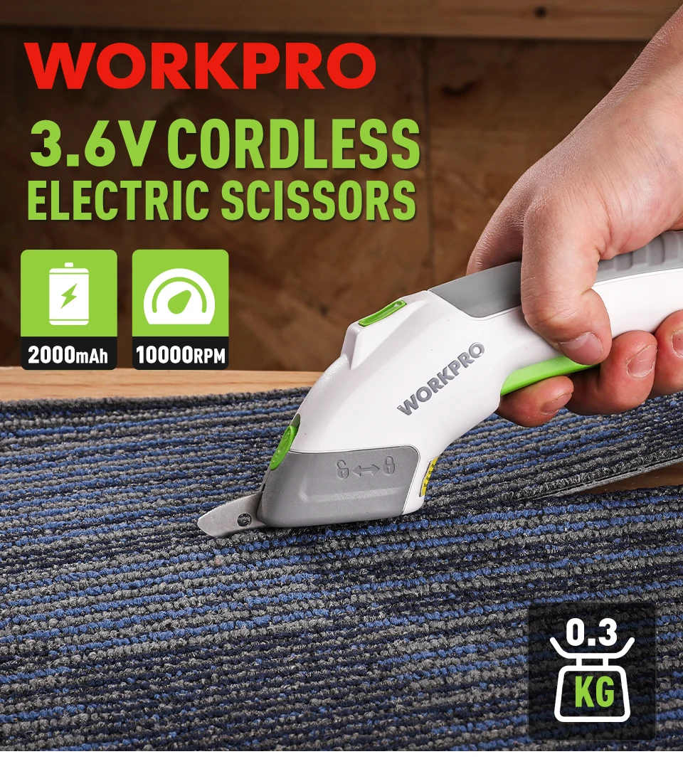 Электрические ножницы WORKPRO 3,6 В | AliExpress