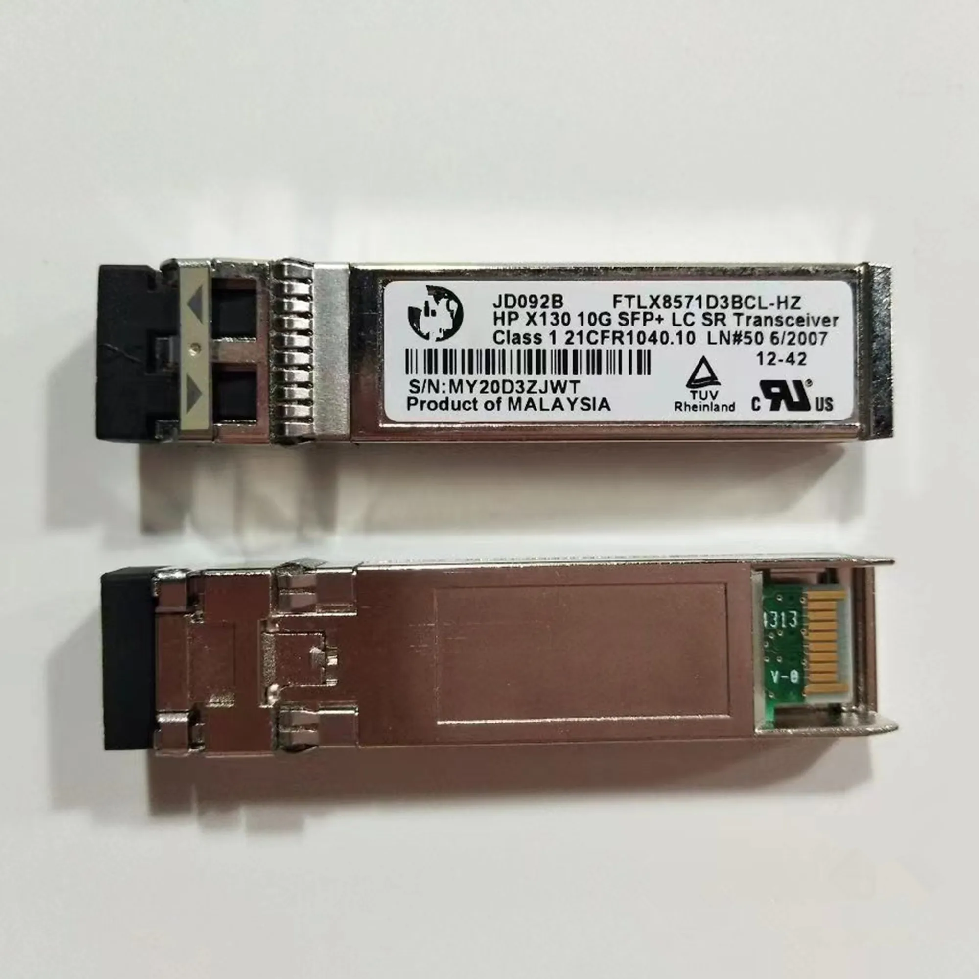 Sfp-850NM-SR-10GB-Fiber-Module-JD092B-X130-10G-SFP-LC-SR-300M ...