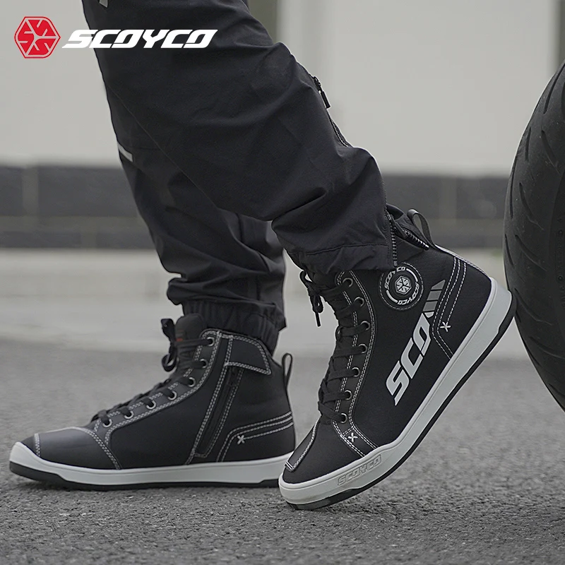 SCOYCO-Commuter-Motorcycle-Riding-Shoes-Fashion-Casual-Hundred-Crash ...