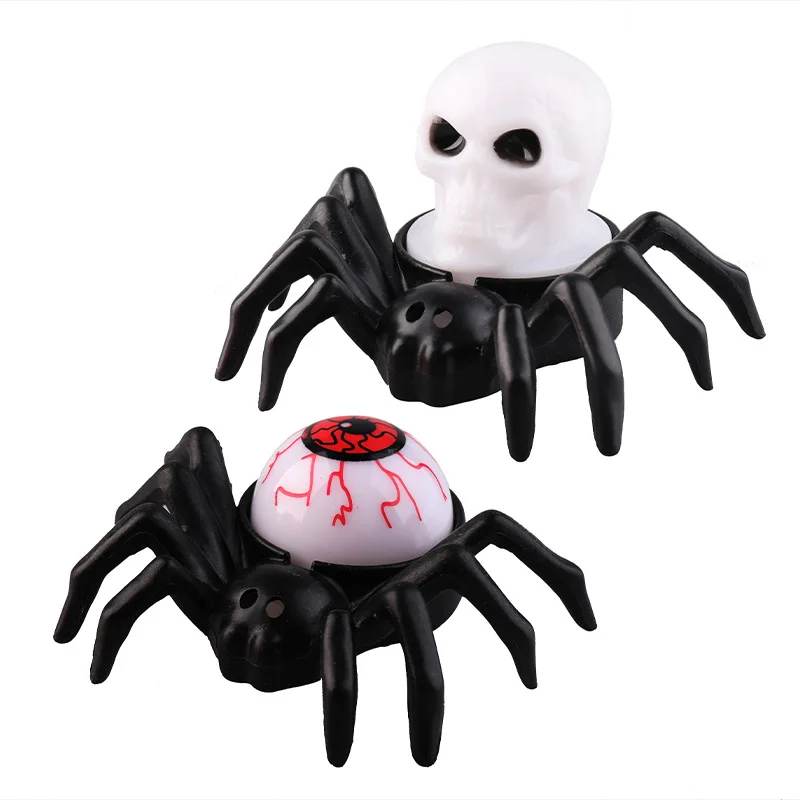 New-Halloween-Dress-Up-Props-Fun-Spider-Lights-LED-Glowing-Skeleton ...