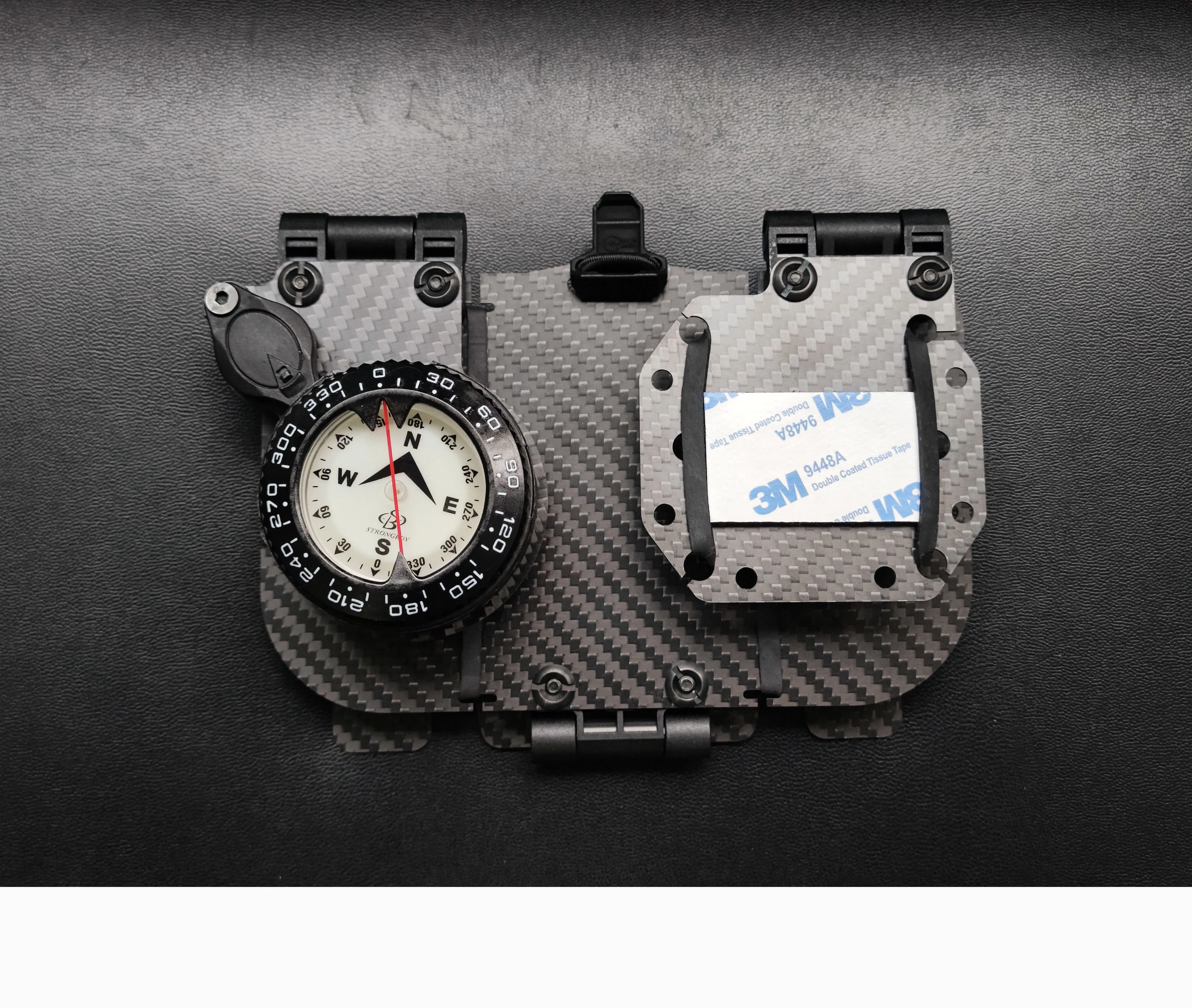 Tactical-K-Plate-Carbon-firber-Adjustable-MOLLE-Phone-Navigation-Board ...