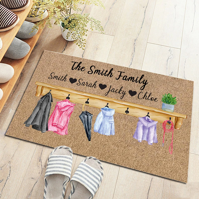 Personalized Family Welcome Mats