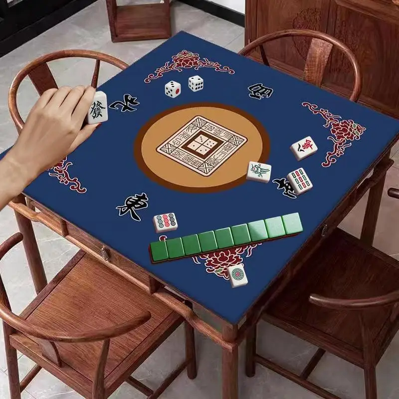 Chinese-Mahjong-Mat-For-Reduce-The-Noise-Non-slip-Board-Game-Table-Pad ...