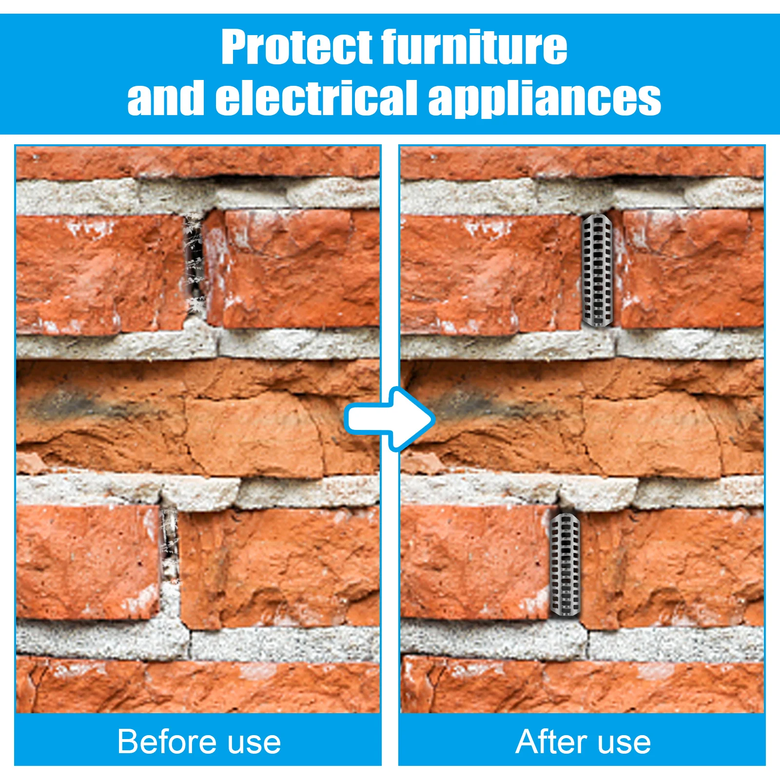 Brick 25-Piece Stainless Steel - 2.75" Weep Hole Shields To Prevent ...