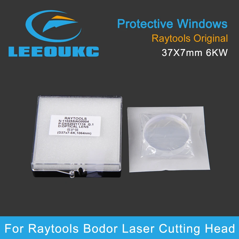 LEEOUKC-Raytools-Fiber-Laser-Protective-Windows-Lens-37x7mm-6kW ...