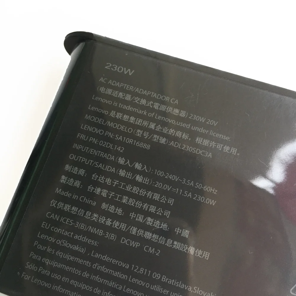 Pas de câble-Chargeur secteur 230W pour Lenovo Legion 5, Adaptateur ...