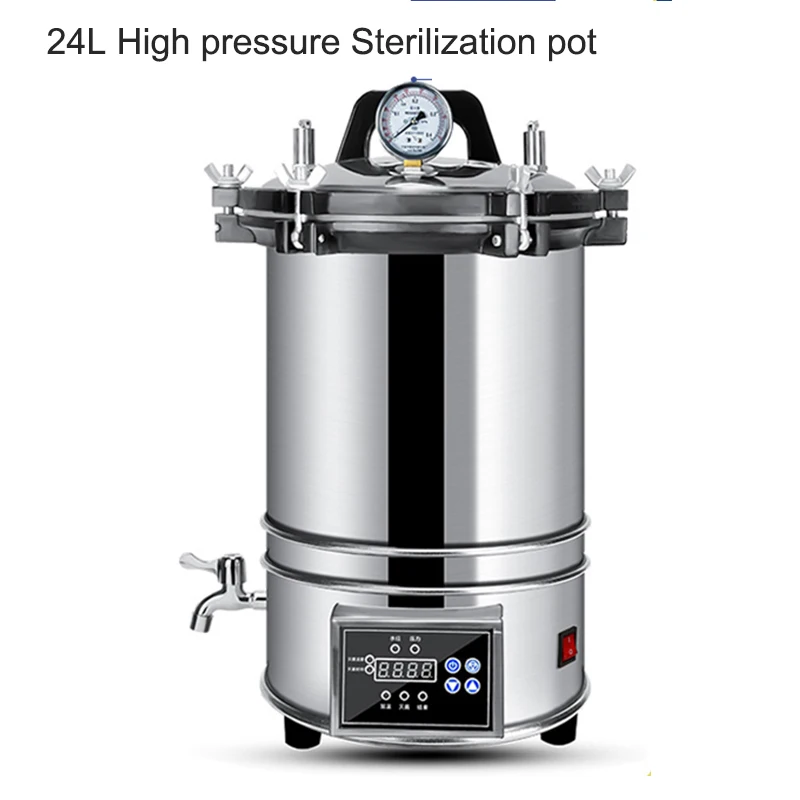 Autoclave Sterilizer Portable Autoclave Pressure s For Lab & Med Steam ...