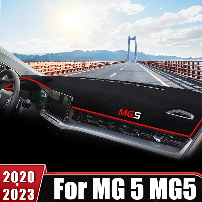 For MG 5 MG5 2020 2021 2022 2023 Car Dashboard Cover Mat Dash Board Sun Shade Non-Slip Pad ...