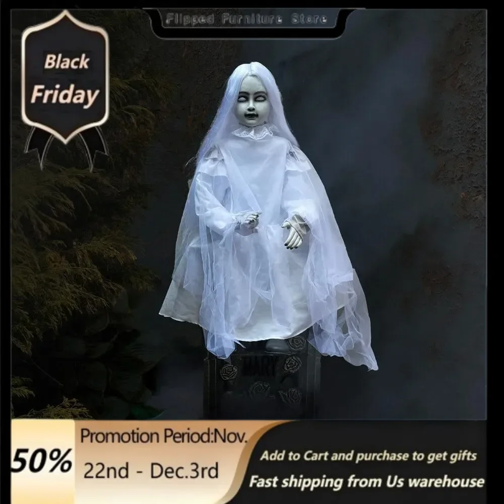 Halloween-Decorations-Sitting-Tombstone-Girl-Talking-Scare-Prop ...
