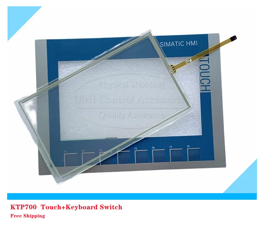 Ktp700 Basic Membrane Keyboard 6av2123-2gb03-0ax0 Touch Screen Glass ...