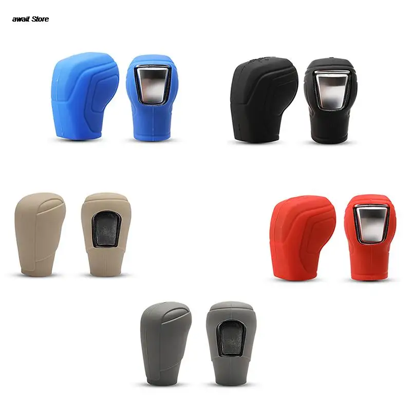 Silicone-Gear-Handle-Cover-5-4-8-5cm-Car-Silicone-Shift-Knob-Cover-For ...