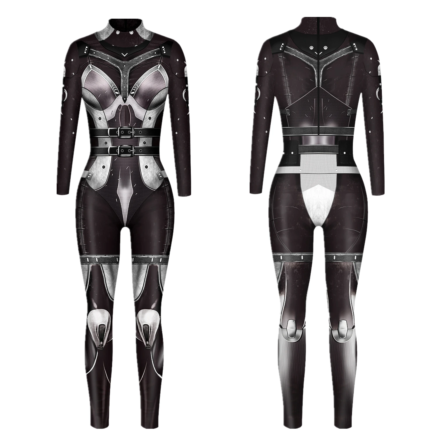 Game Cyberpunk Steampunk Skeleton Cosplay Costumes - AllCosplay.com