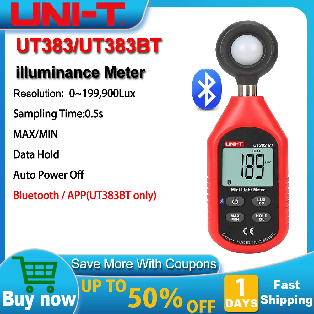 UNI-T-UT383BT-Bluetooth-New-version-upgrade-Mini-Environmental-BT ...