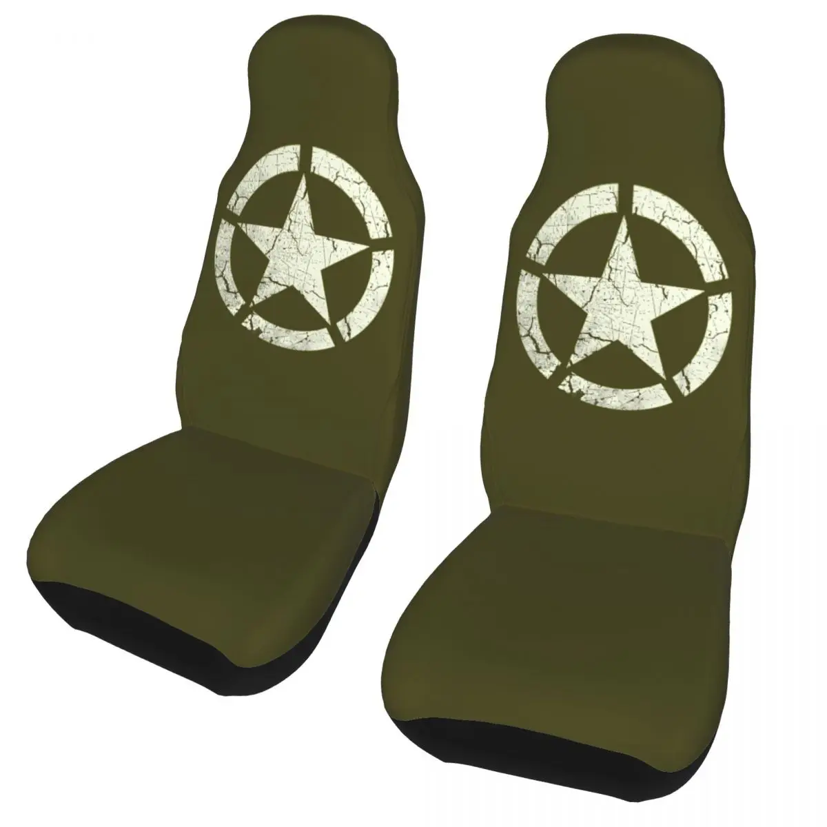 Vintage-US-Army-Star-Emblem-Camouflage-Universal-Car-Seat-Cover-Four ...