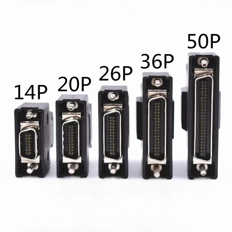 2/5/10PCSSM-SCSI MDR 14P 20P 26P 36P conector de 50 pines CN1 Servo ...