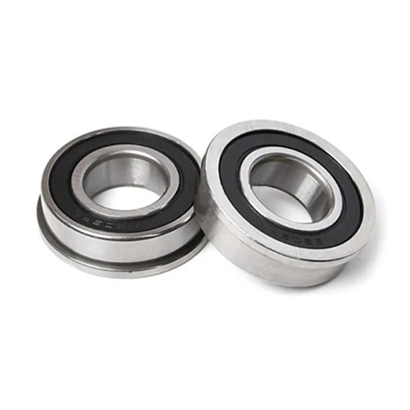 10Pcs F695-2RS Bearing 5*13*4 mm ABEC-7 Flanged Miniature F695 RS Ball ...